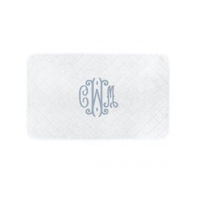 monogrammed-bath-mat - The Glam Pad