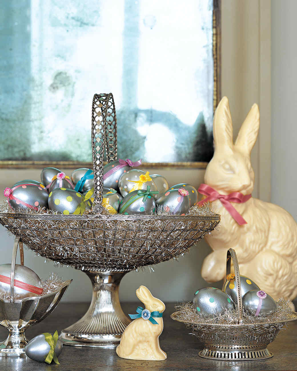 Vintage Easter Baskets Low Vintage Woven Wicker Basket With A Shallow