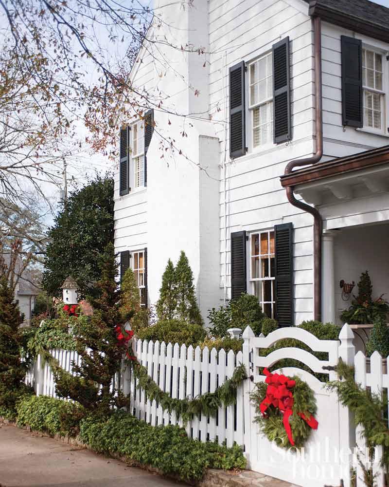 Colonial House Fence Georgian – Buildings Of New England