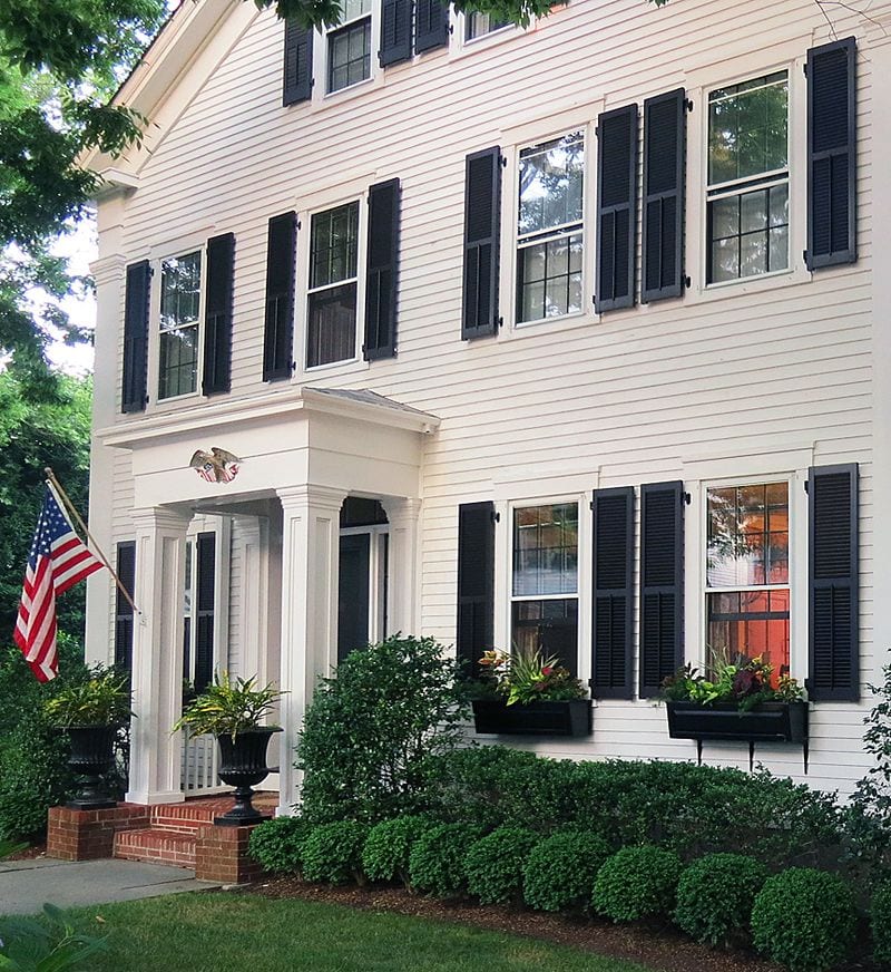 edgartown-marthas-vineyard-fourth-of-july-american-flag-federal-style ...
