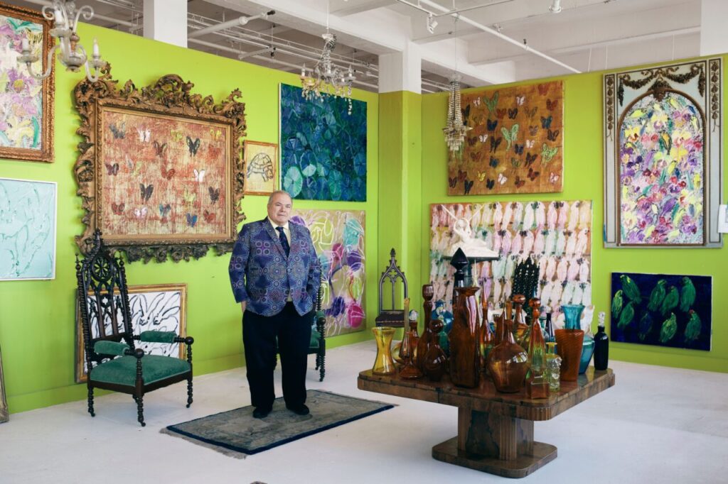 A Peek Inside Hunt Slonem's Historic Homes - The Glam Pad
