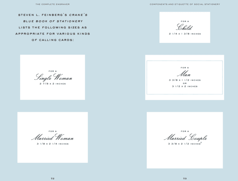 The History of Calling Cards - The Glam Pad