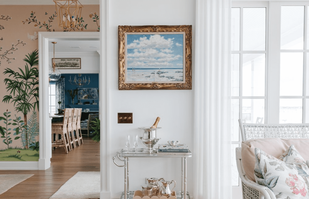 Grandmillennial Style Meets Coastal Chic - The Glam Pad