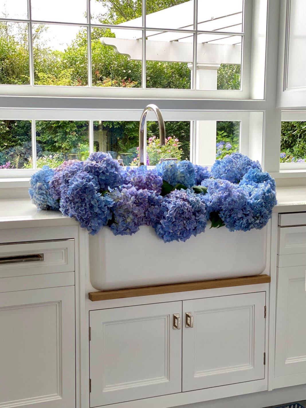 Hydrangeas in the Hamptons - The Glam Pad