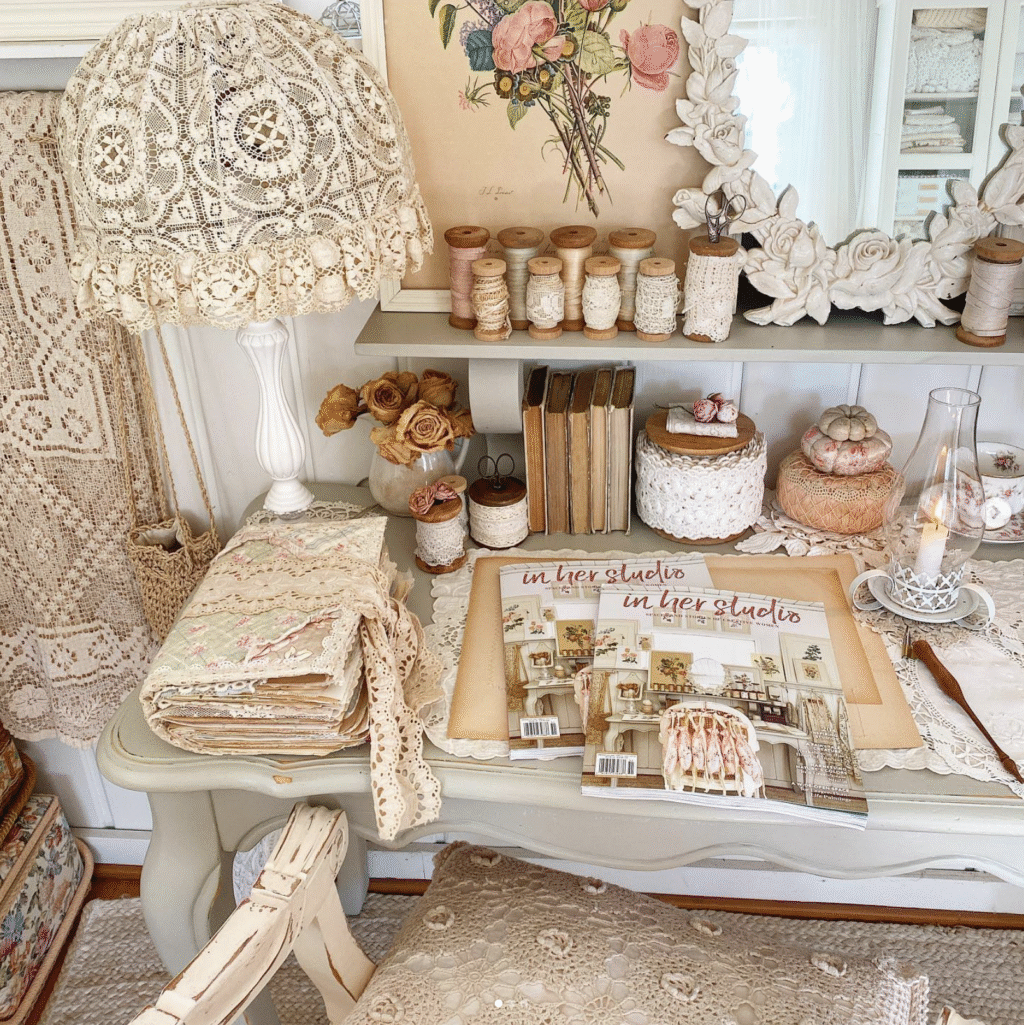 A Shabby Chic She Shed - The Glam Pad