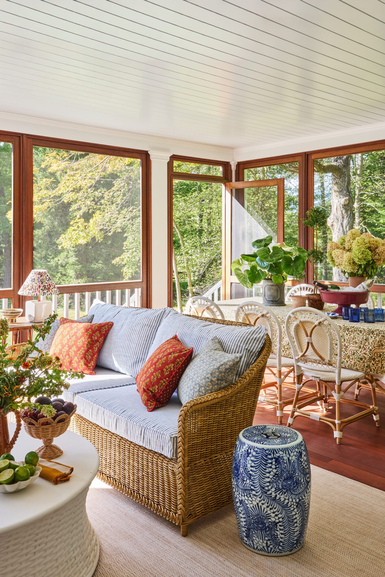 Jennifer Hunter Design interior design Screen Porch - The Glam Pad